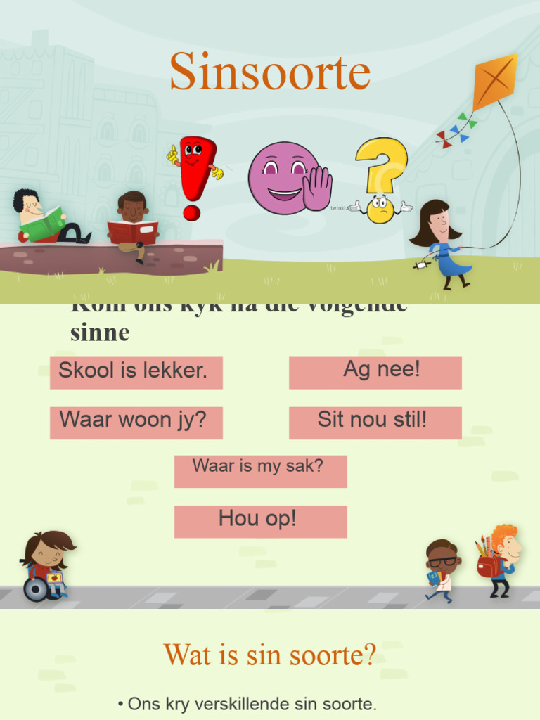 Sinsoorte Afrikaans | PDF