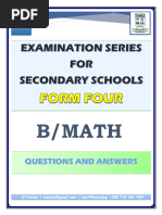 Basic Mathematics f4 Mock, 2025 | PDF