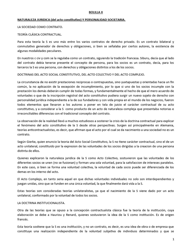 Bolilla Ii | PDF | Sociedad de responsabilidad limitada | Bienes (Ley)