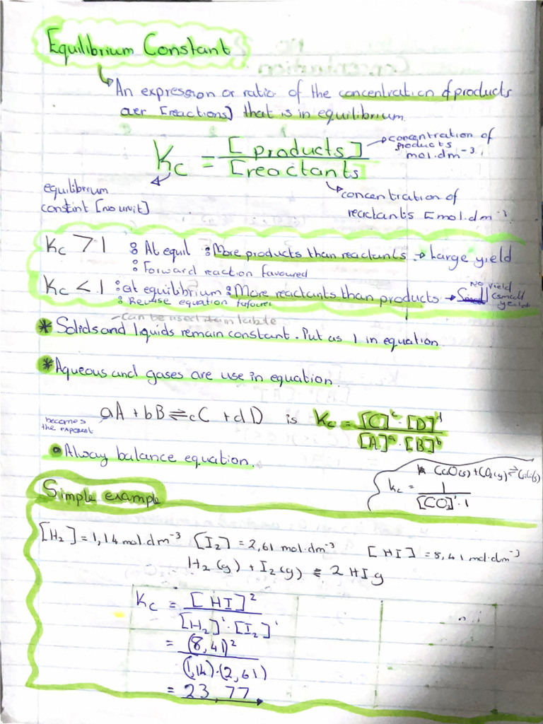 Constant Calculation | PDF