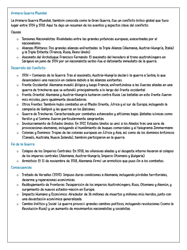 Primera Guerra Mundial | PDF | Unión Soviética | Política mundial