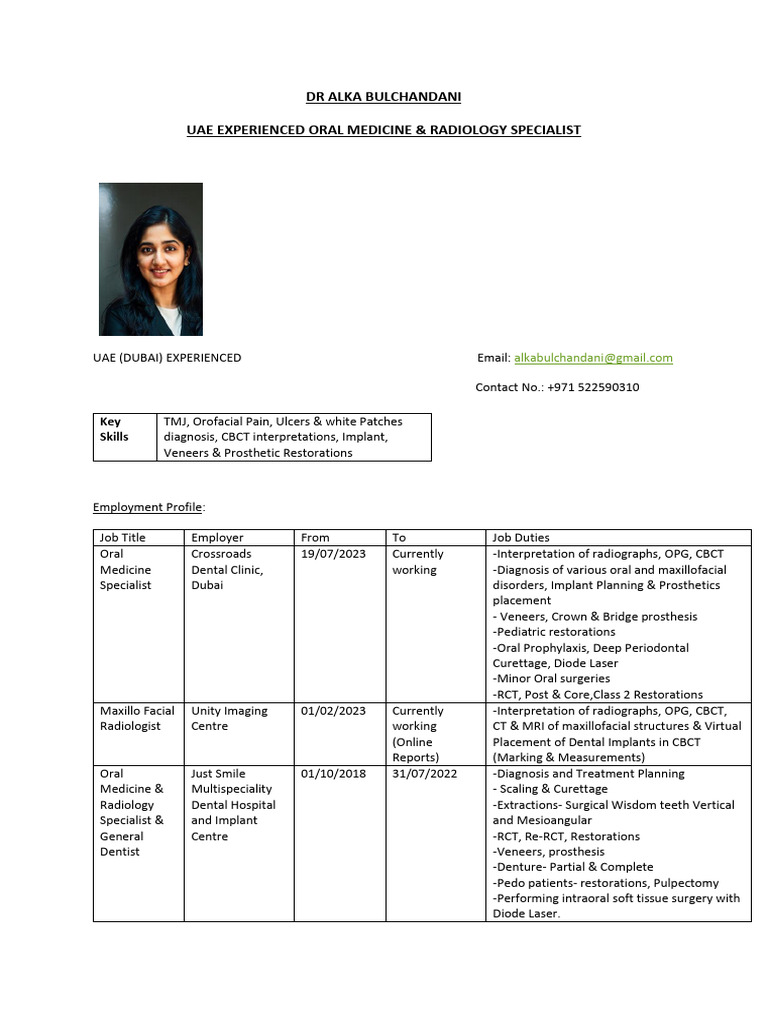 DR Alka OMR Specialist | PDF | Dental Implant | Dentistry
