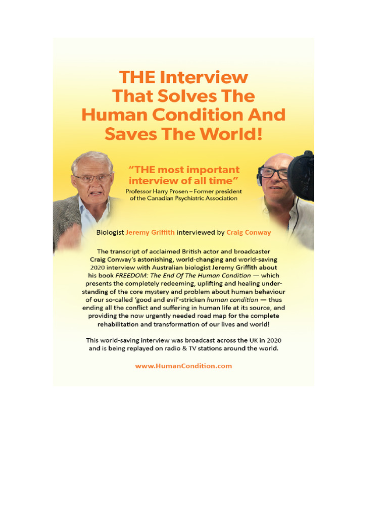 The Interview | PDF | Adam And Eve | Instinct