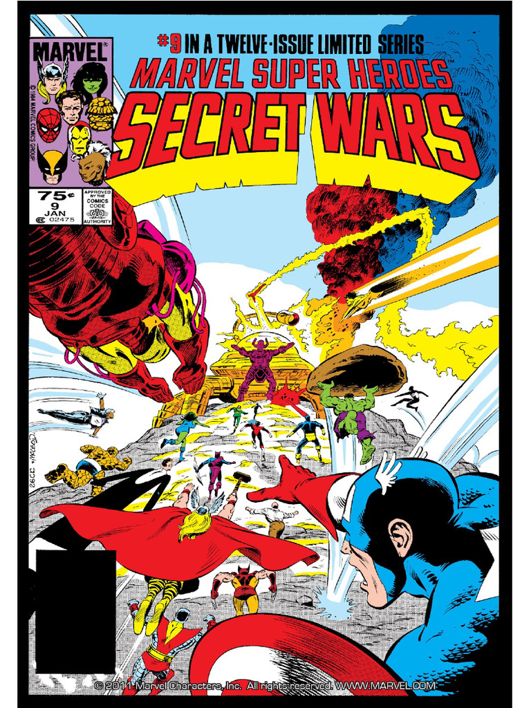 Marvel Super Heroes Secret Wars Issue 9 | PDF