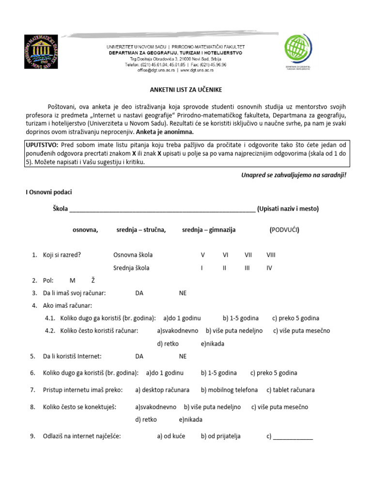 Anketa Racunari | PDF