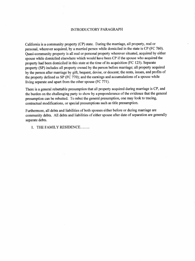 Community Property Codes | PDF