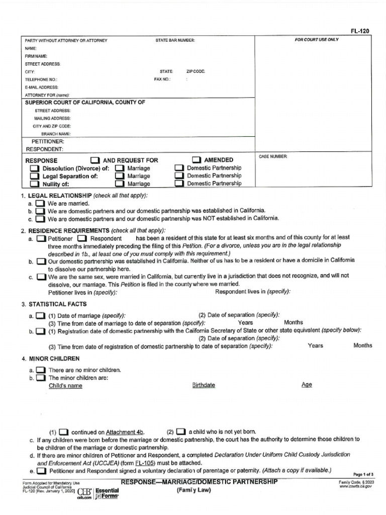 Community Property Forms | PDF