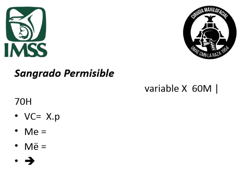 Sangrado Permisible | PDF