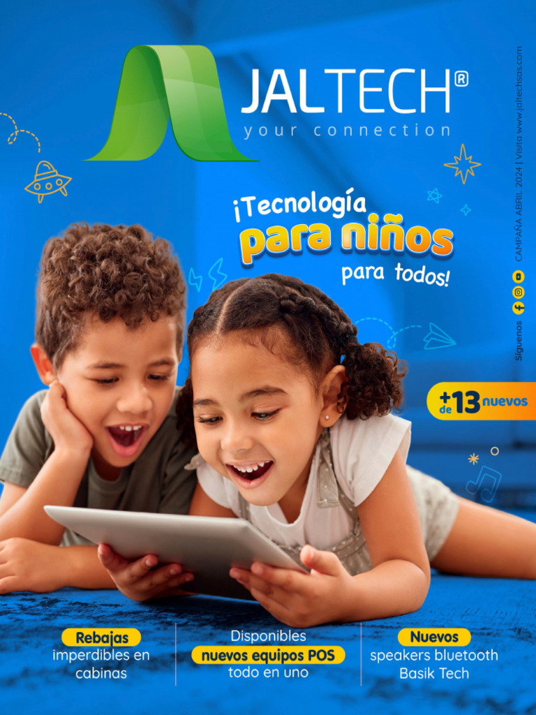 Jal Tech - V.15 Catalogo Abril 2024 | PDF | Monitor de computadora | Impresora (Computación)
