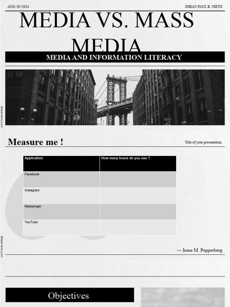 MIL | PDF | Mass Media | Communication