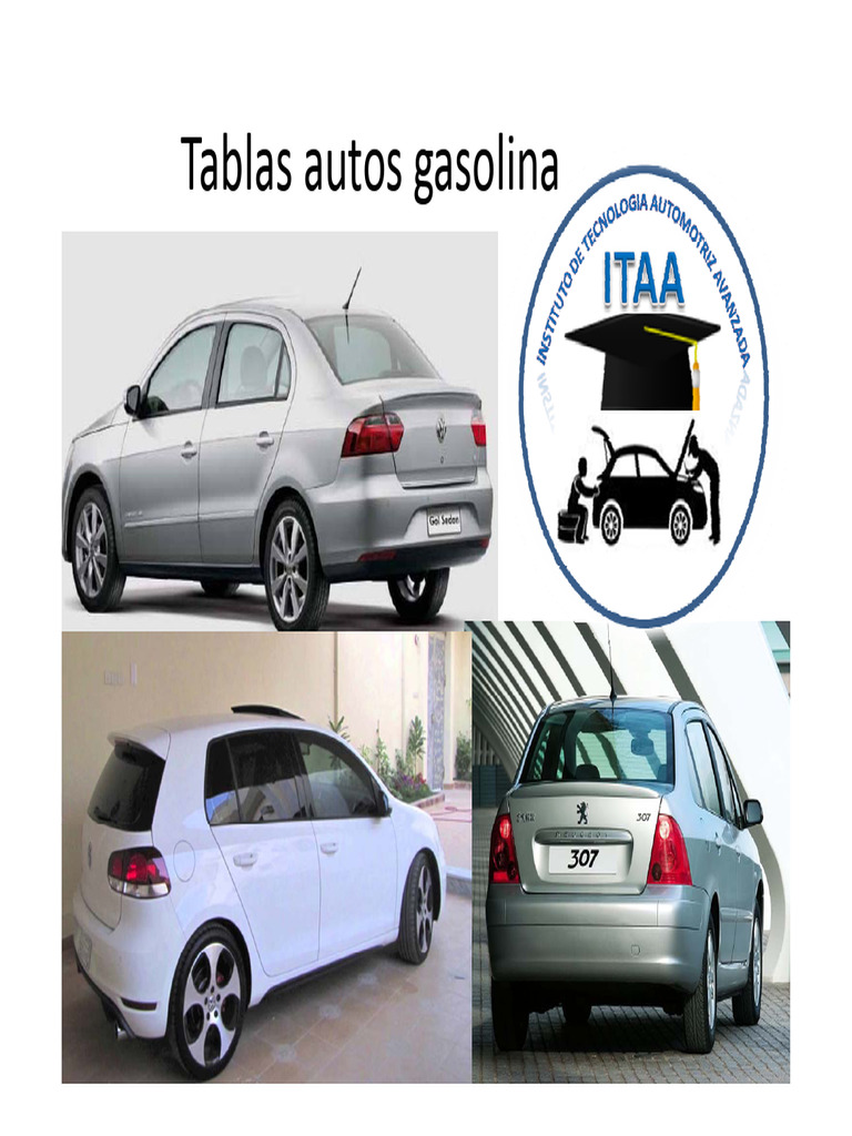 Tablas de rendimiento para autos gasolina | PDF | Coche | Vehículos