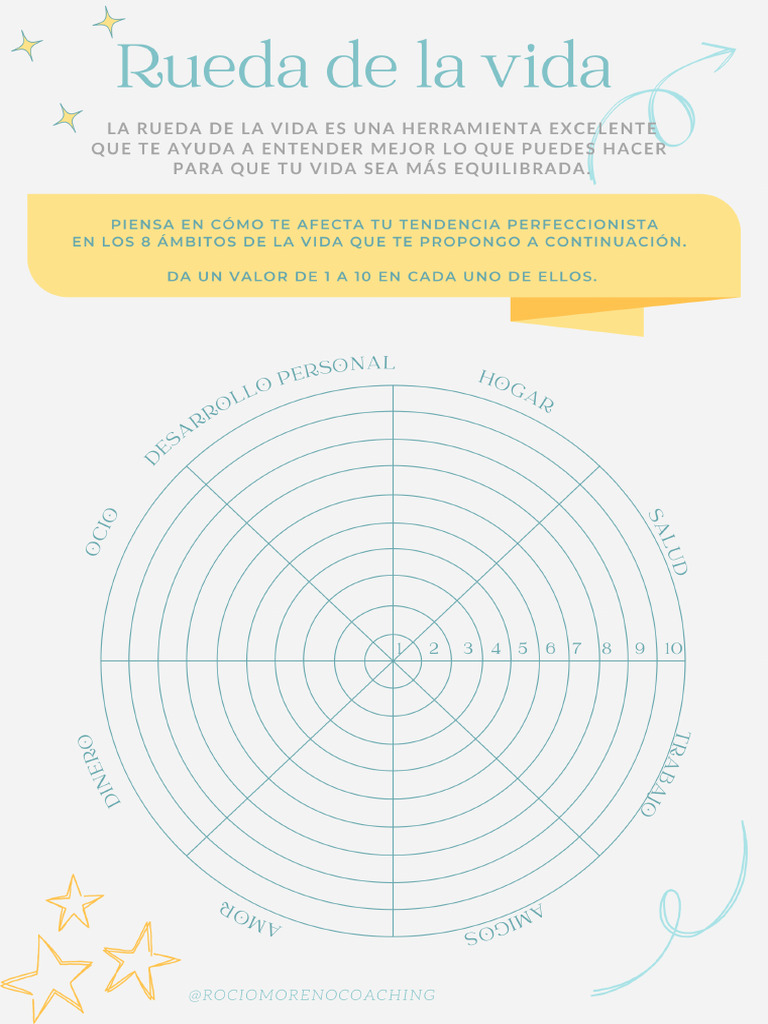 Rueda de La Vida Coaching Tool | PDF