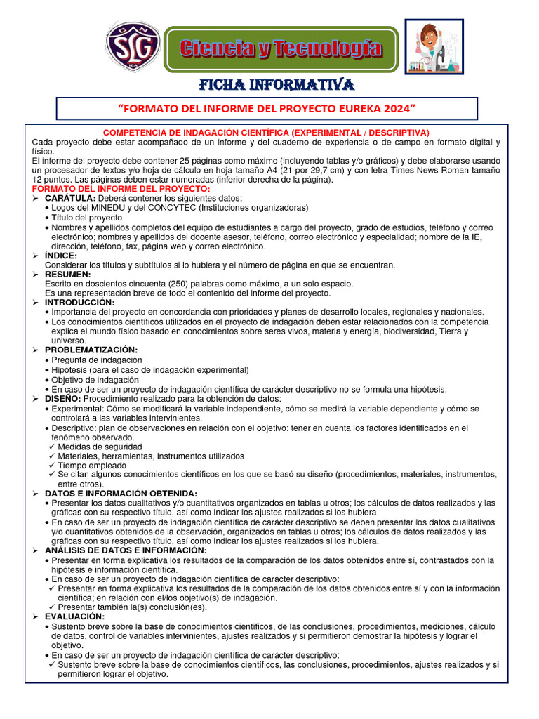 Ficha Informativa #01 - Primer Grado-Iii Bimestre | PDF | Investigación ...