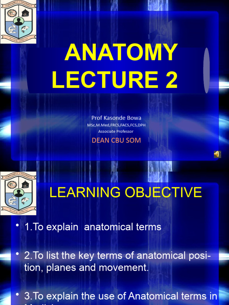 Anatomy 2 | PDF | Anatomical Terms Of Location | Anatomical Terms Of Motion