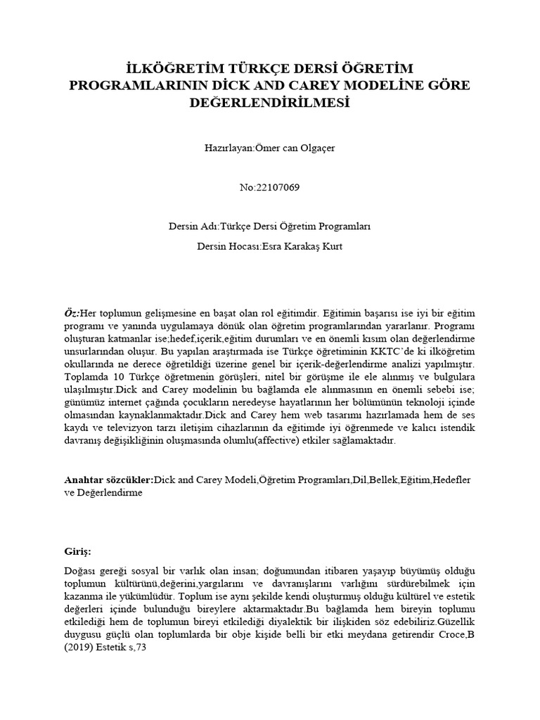 Makale Türkçe Öğretmenleri-1 | PDF