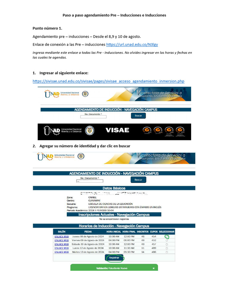 Paso A Paso Inducciones | PDF
