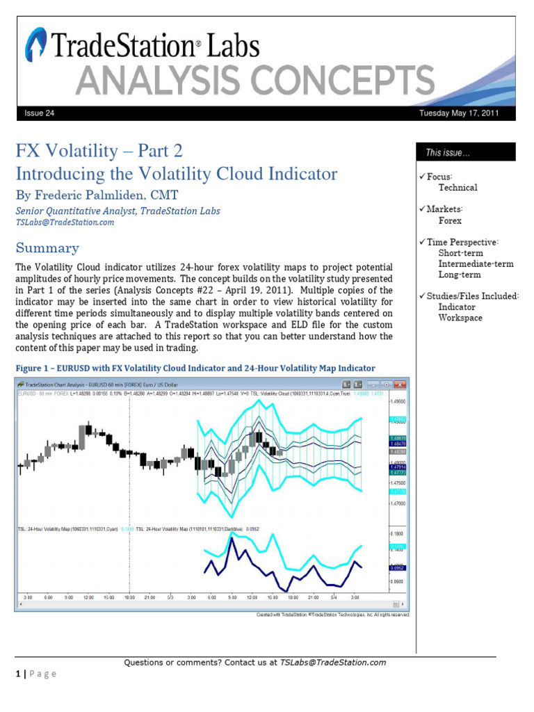 FX Volatility Part 2 - Introducing The Volatility Cloud Indicator | PDF | Volatility (Finance ...