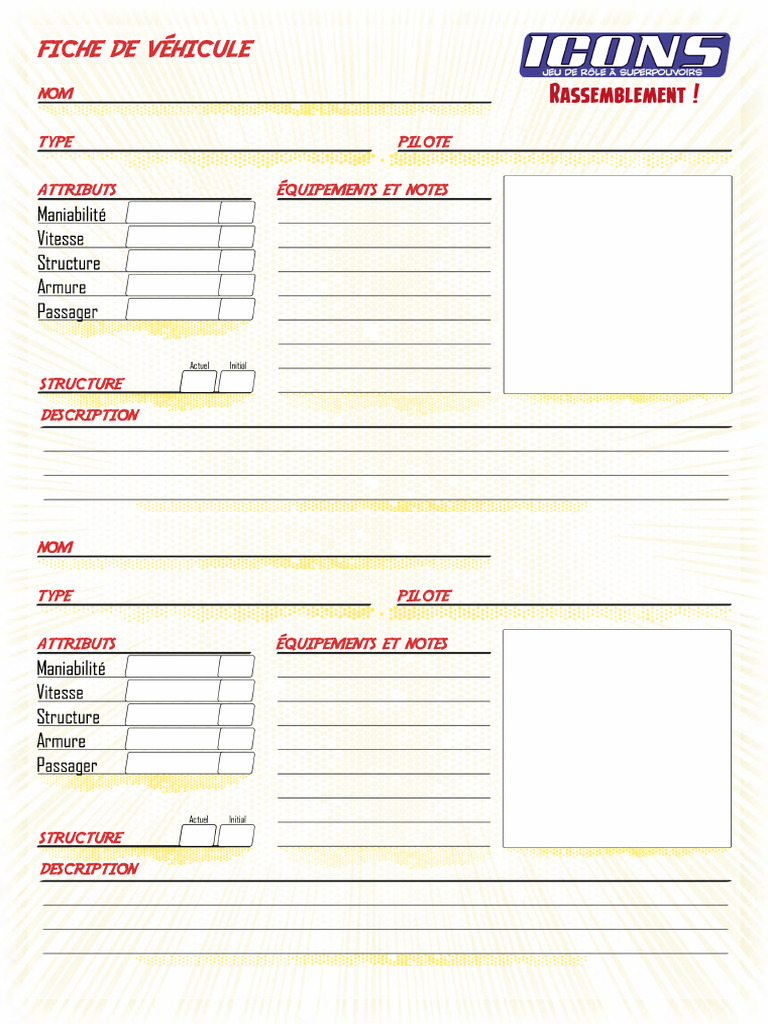 Fiche Vehicule Edit | PDF