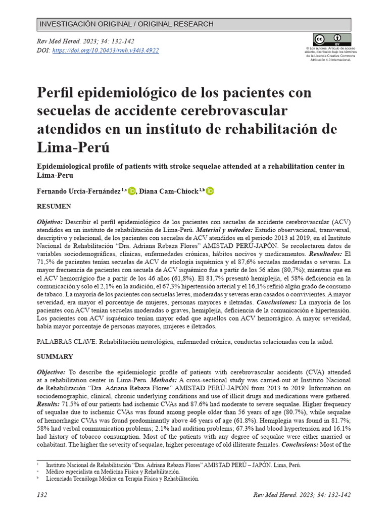 Naci,+medica 34 (3) - Articulo4 | PDF | Carrera | Medicina CLINICA