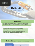 Reliability Calculations | PDF | Reliability Engineering | Statistics