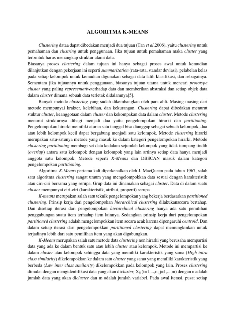Algoritma K Means | PDF