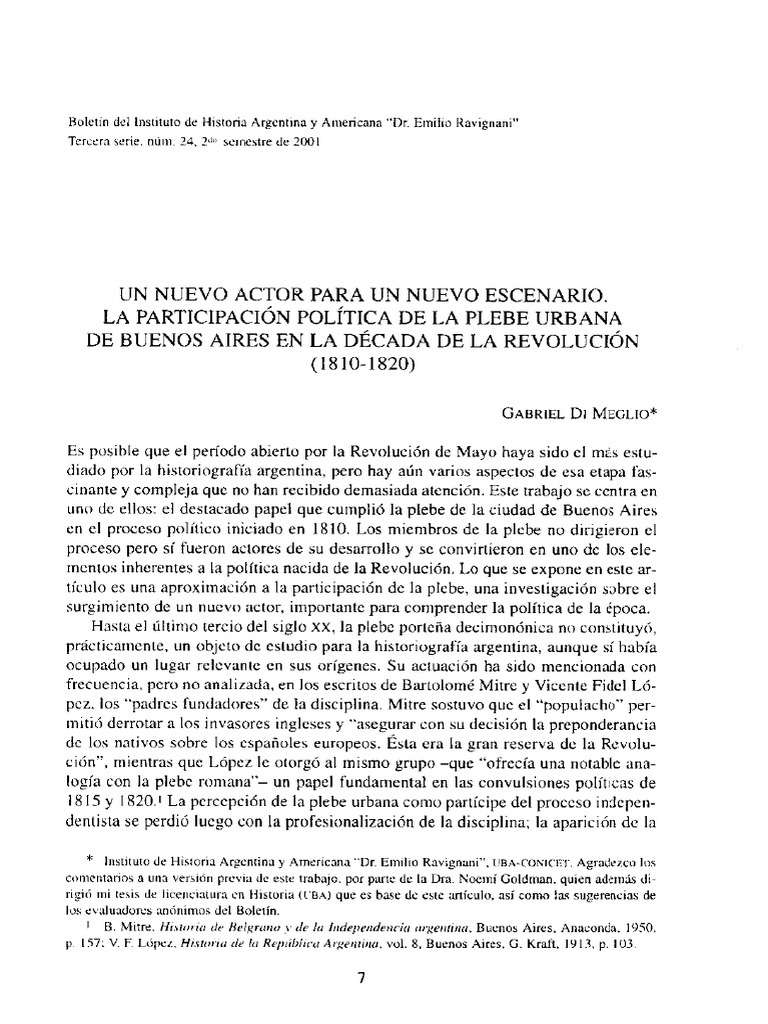 05 - Un Nuevo Actor para Un Nuevo Escenario. La Participacion Politica ...