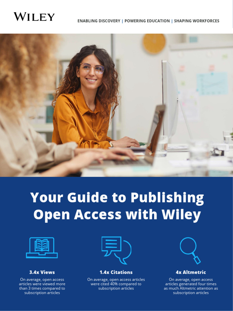 Guide To Publishing Open Access With Wiley 2024 | PDF | Open Access ...