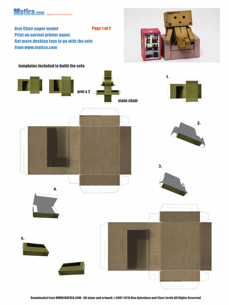 Matica Papercraft Chair | PDF