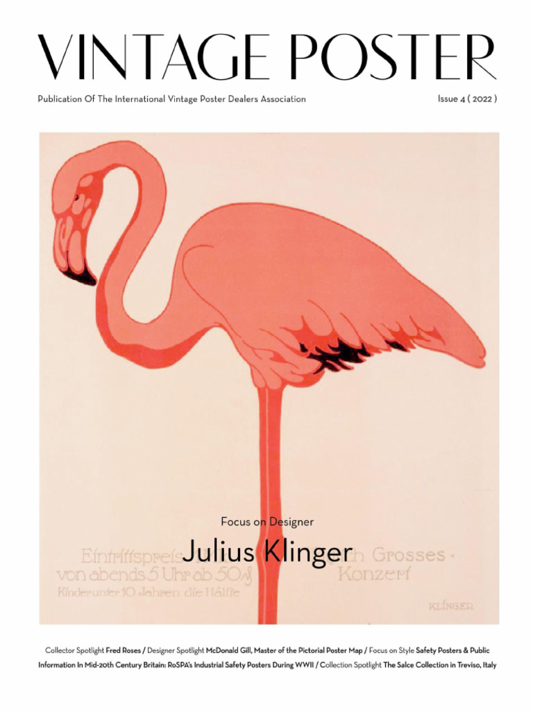 Vintage Poster IVPDA Magazine Issue 4 2022 | PDF