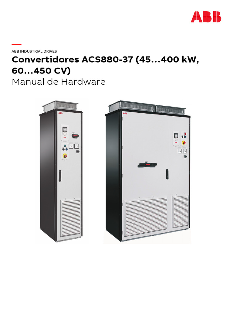 Convertidores ACS880-37 (45 400 KW, 60 450 CV) : Manual de Hardware ...