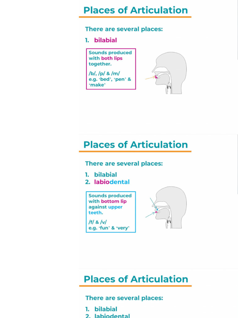 Place-and-Manner-of-Articulation-consonant-sounds | PDF