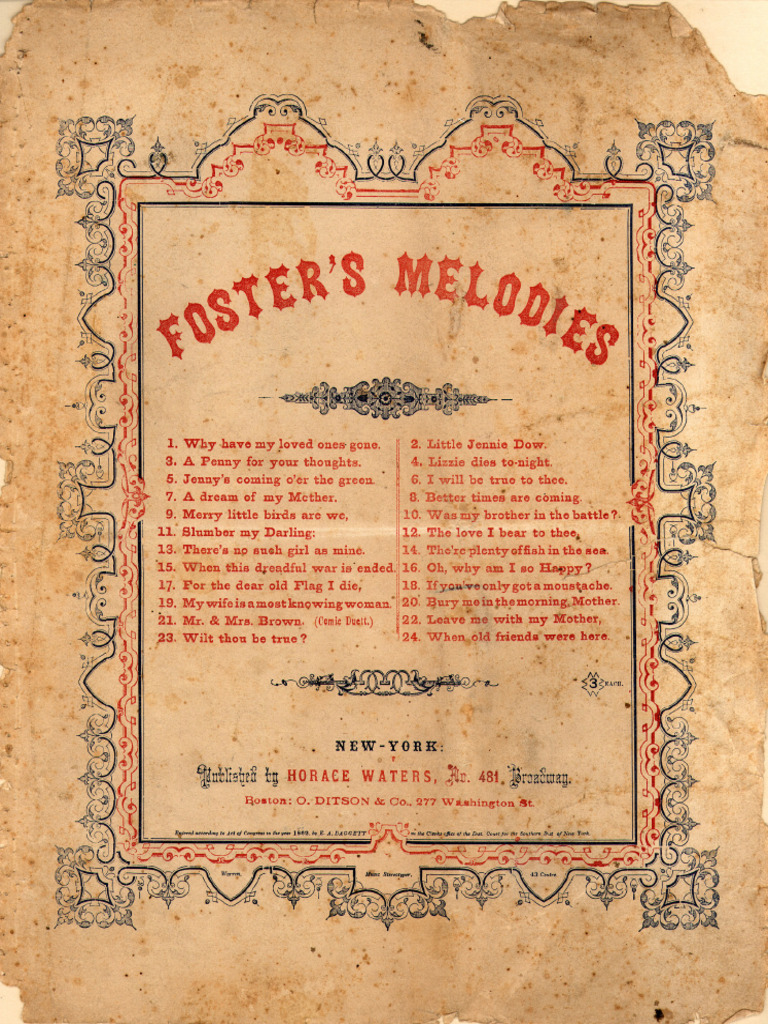 If You've Only - Foster | PDF