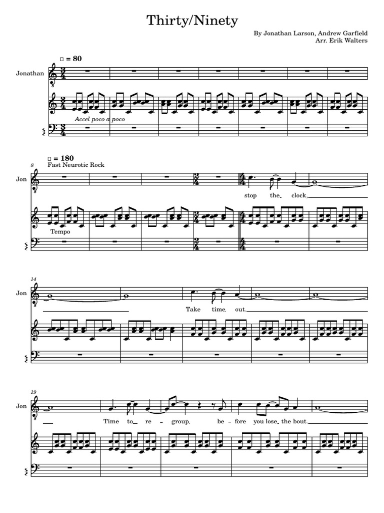 Thirty Ninety Jonathan Larson Andrew Garfield | PDF