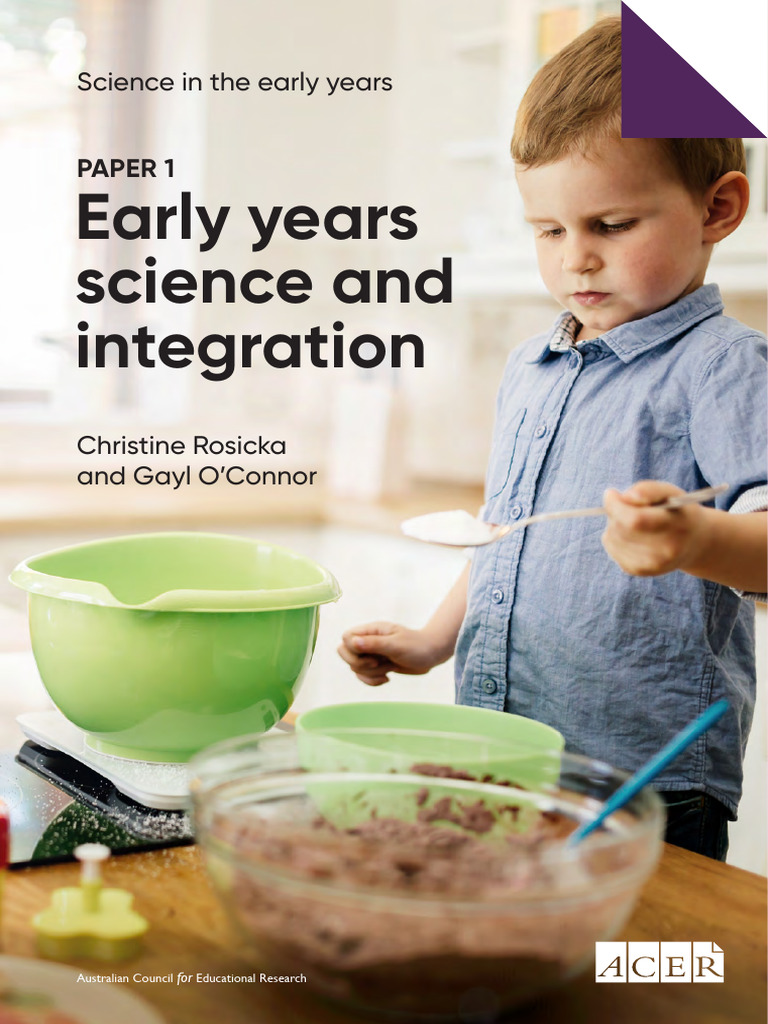 Science in The Early Years. Paper 1 - Early Years Science and Inte ...