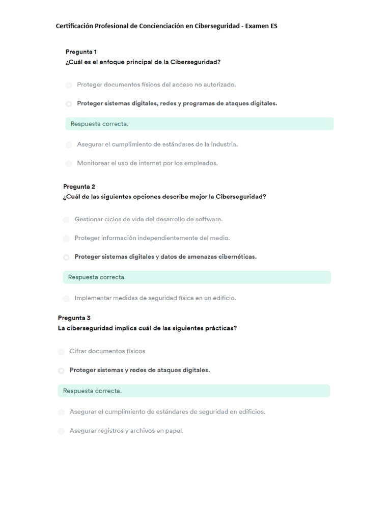 Cybersecurity Awareness - CAPC - Certiprof | PDF