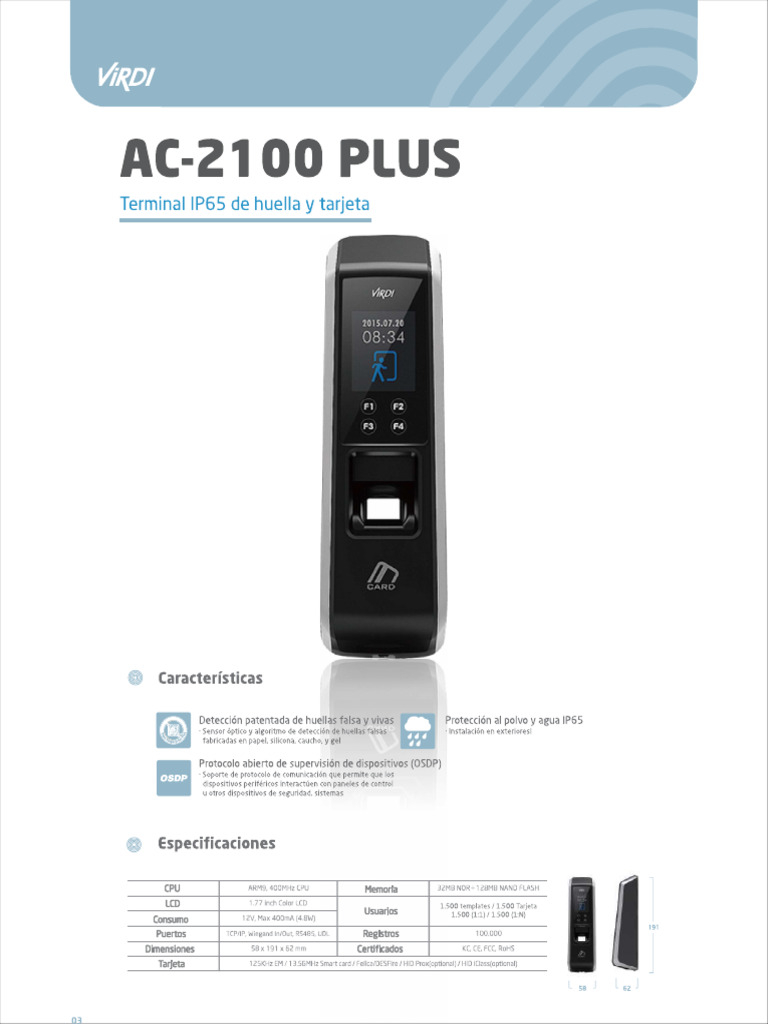 Brochure Ac-2100 Plus - SPN | PDF