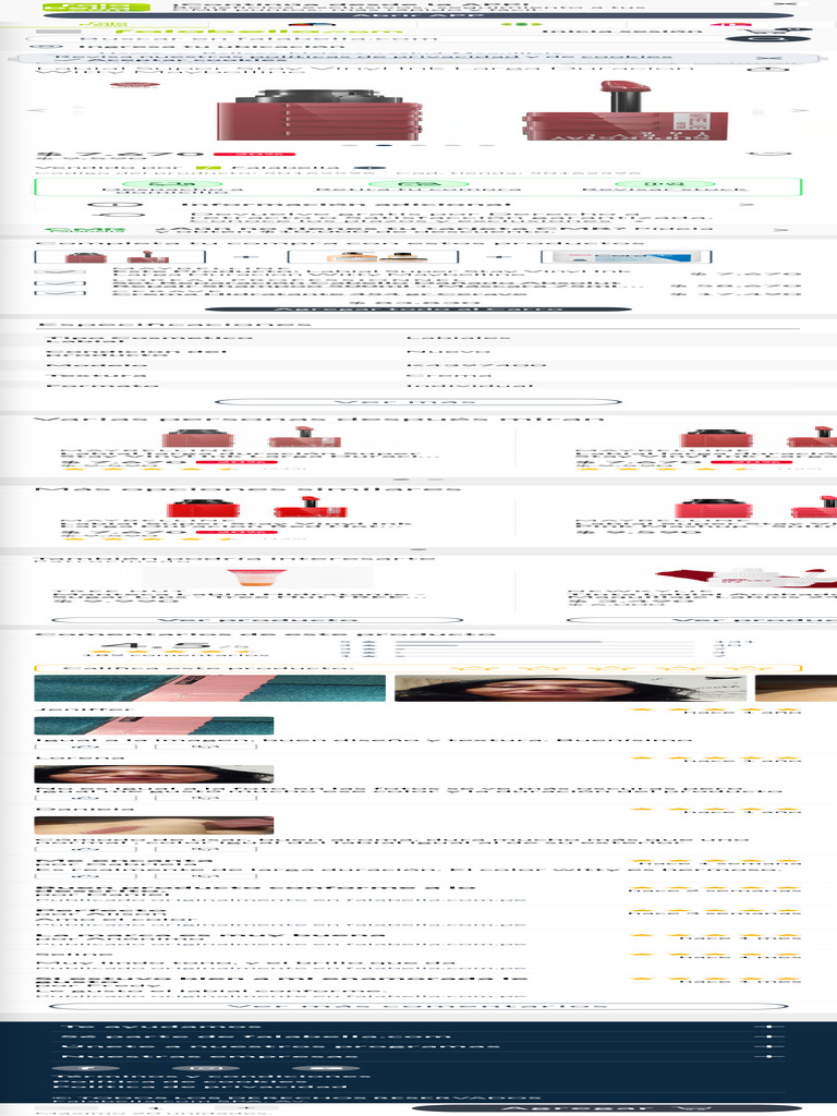 MAYBELLINE Labial Super Stay Vinyl Ink Larga Dura… | PDF | Productos cosméticos | Apariencia humana