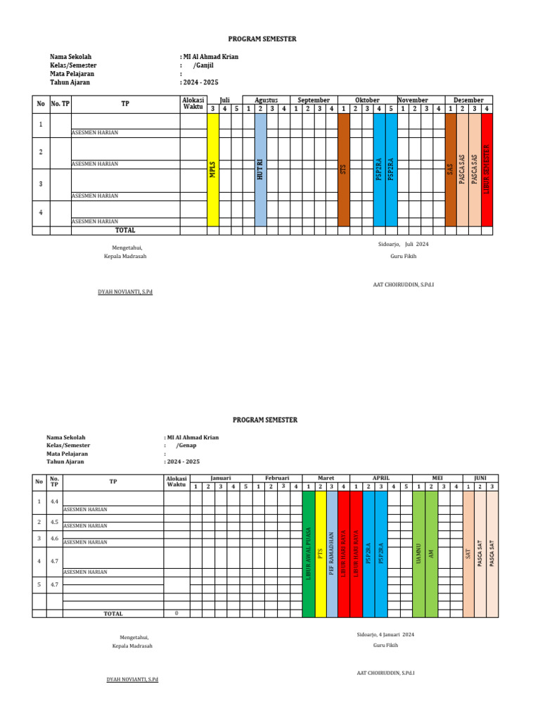 Form Prosem 24-25 | PDF