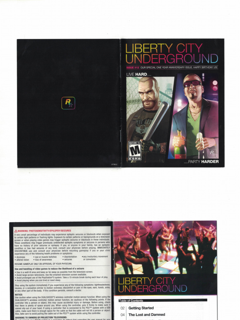Manual Gta Lcs ps2 Black Label Manual | PDF