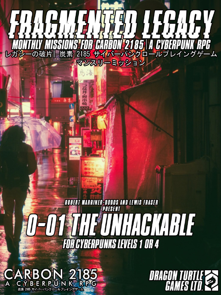 Carbon 2185 - Fragmented Legacy - 0-01 - The Unhackable - Level 4 ...