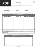 Escalation Cycle of Behaviour Planning Tool - FACT SHEET | PDF ...