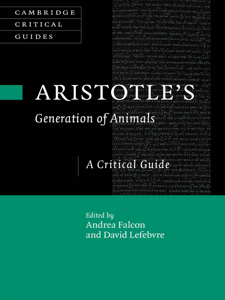 Aristotles Generation of Animals A Criti | PDF | Aristotle