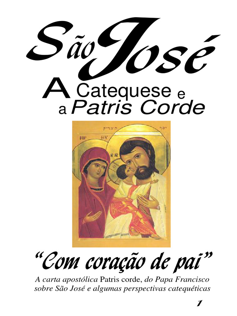 Carta Patris Corde: São José e Paternidade | PDF | São José | Amor