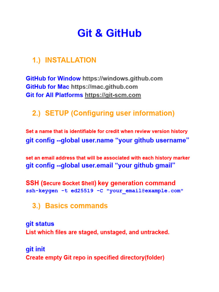 Git & GitHub | PDF