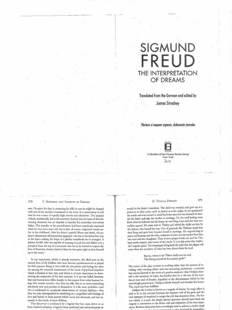 Interpretation of Dreams | PDF
