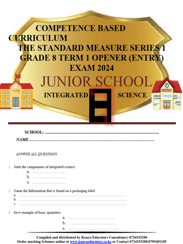 Grade 8 Integrated Qs | PDF | Urinary System | Genitourinary System