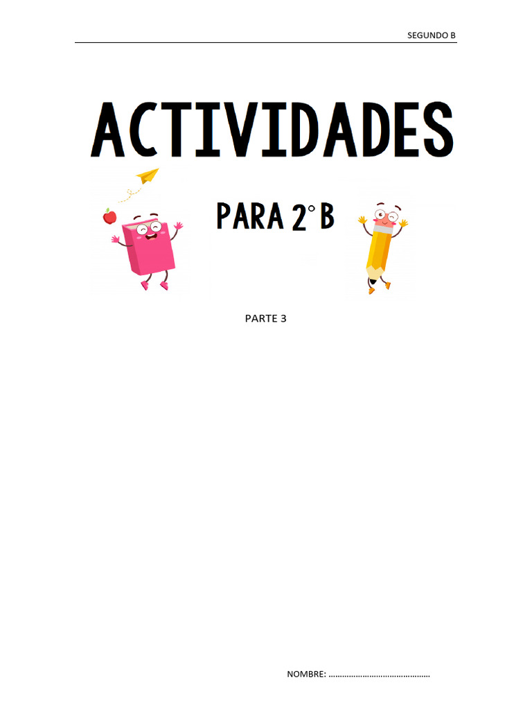 Cuadernillo 2b Tercera Parte | PDF