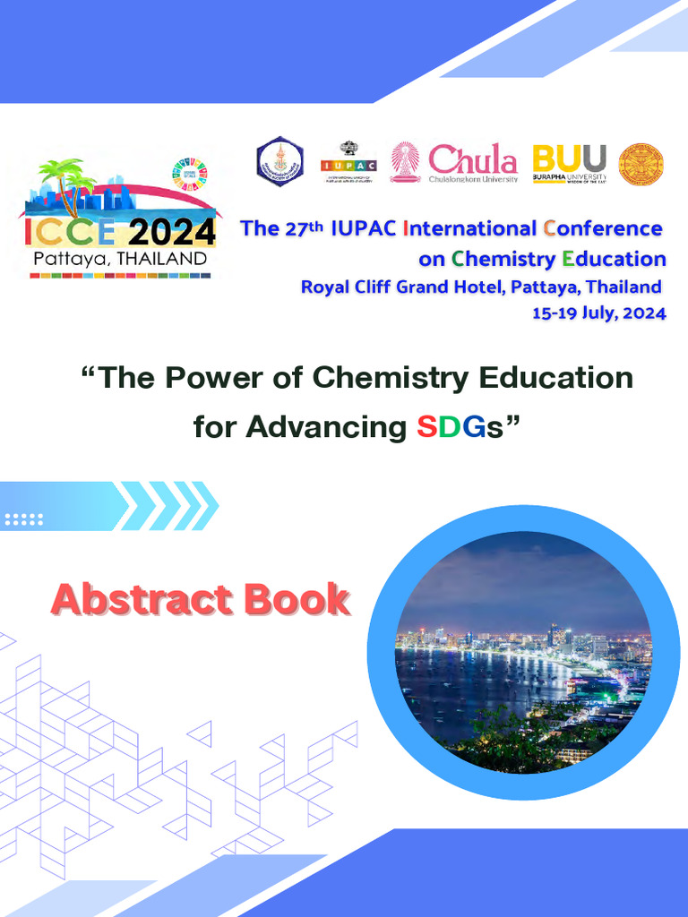 Abstract Book ICCE 2024 - Resized | PDF | Science | Sustainability