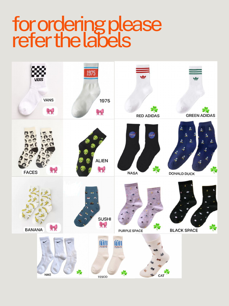 SOCKS POSTER | PDF