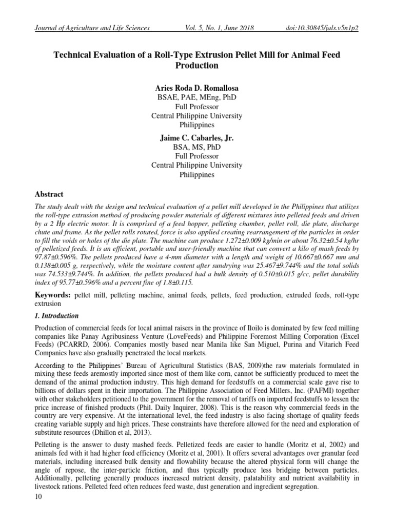 Best of Bast Roll Type Technical - Evaluation - of - A - Roll - Type - Extr | PDF | Extrusion ...